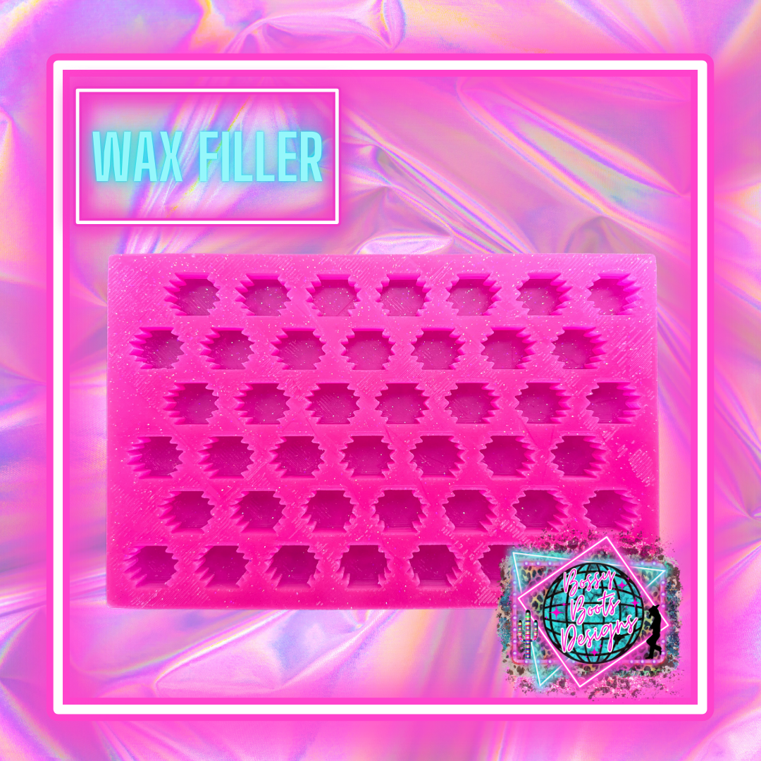 Southwestern Plaque 1 Wax Filler Mold (Exclusive) – BossyBootsDesigns
