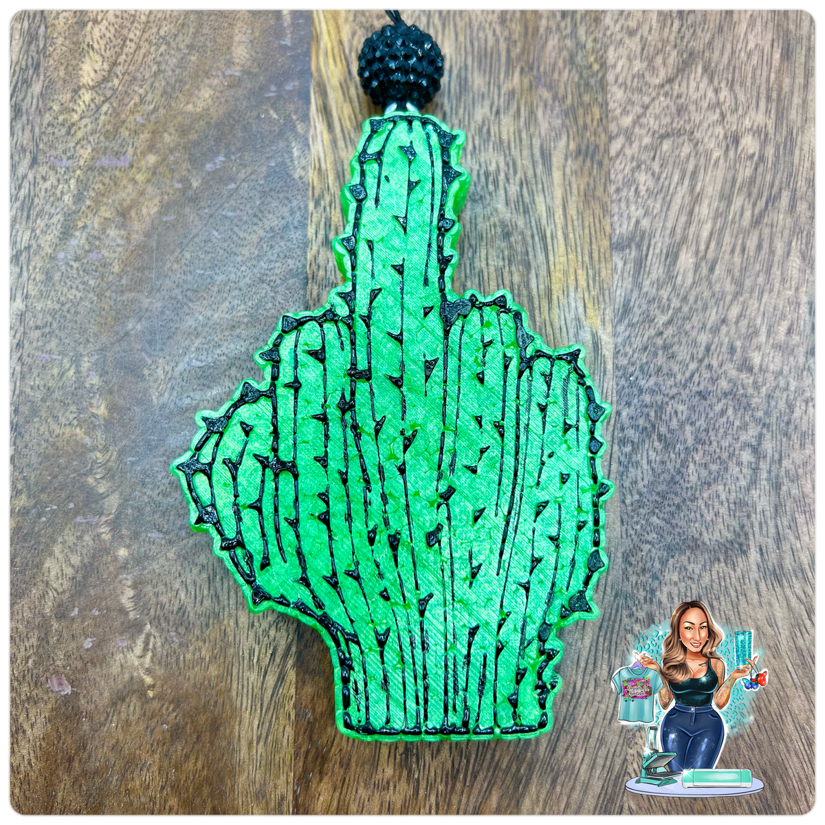 Cactus Middle Finger – BossyBootsDesigns