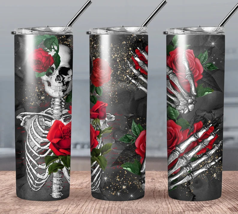 Red Rose Skelly – BossyBootsDesigns