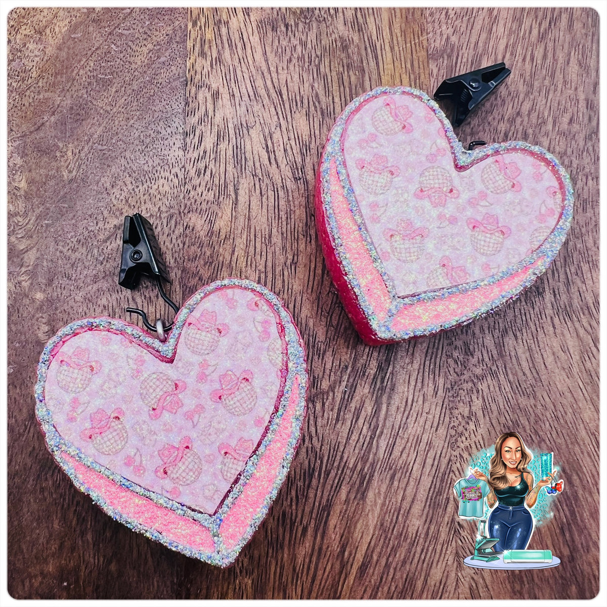 Conversation Hearts Vent Clips – BossyBootsDesigns